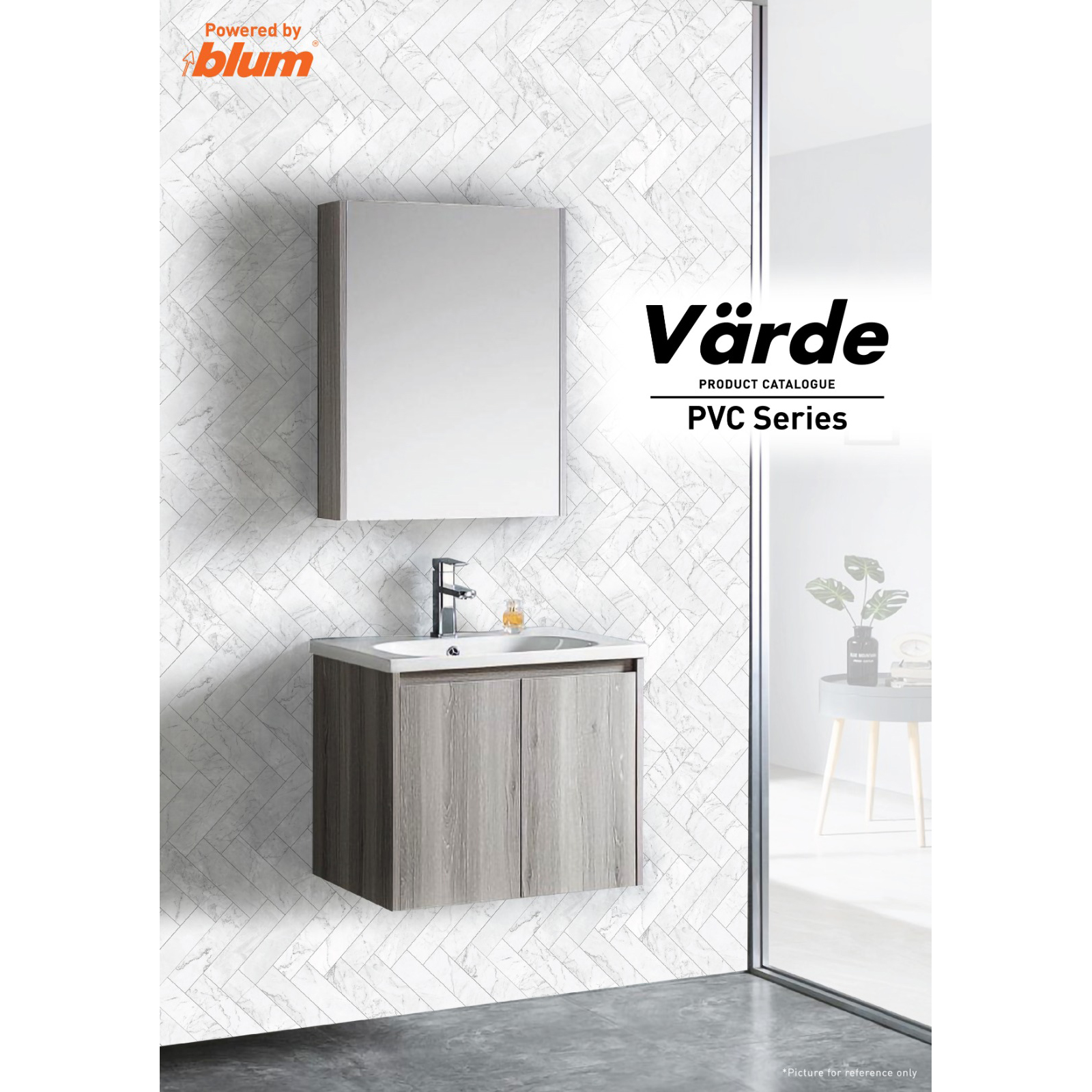 varde basin cabinet set with mirror cabinet - lightings.com.sg